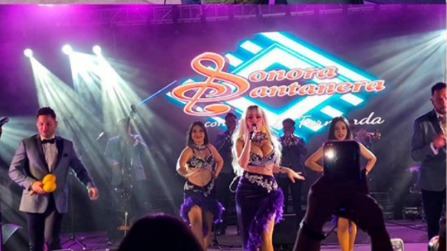 La Sonora Santanera con María Fernanda se presentó exitosamente en Las ...