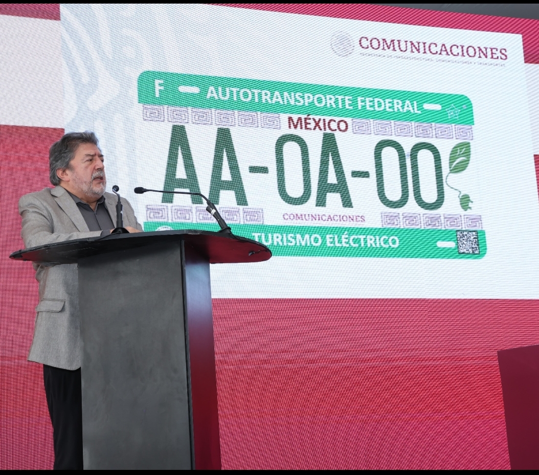 Presentan nuevas placas para vehículos eléctricos - México Informa
