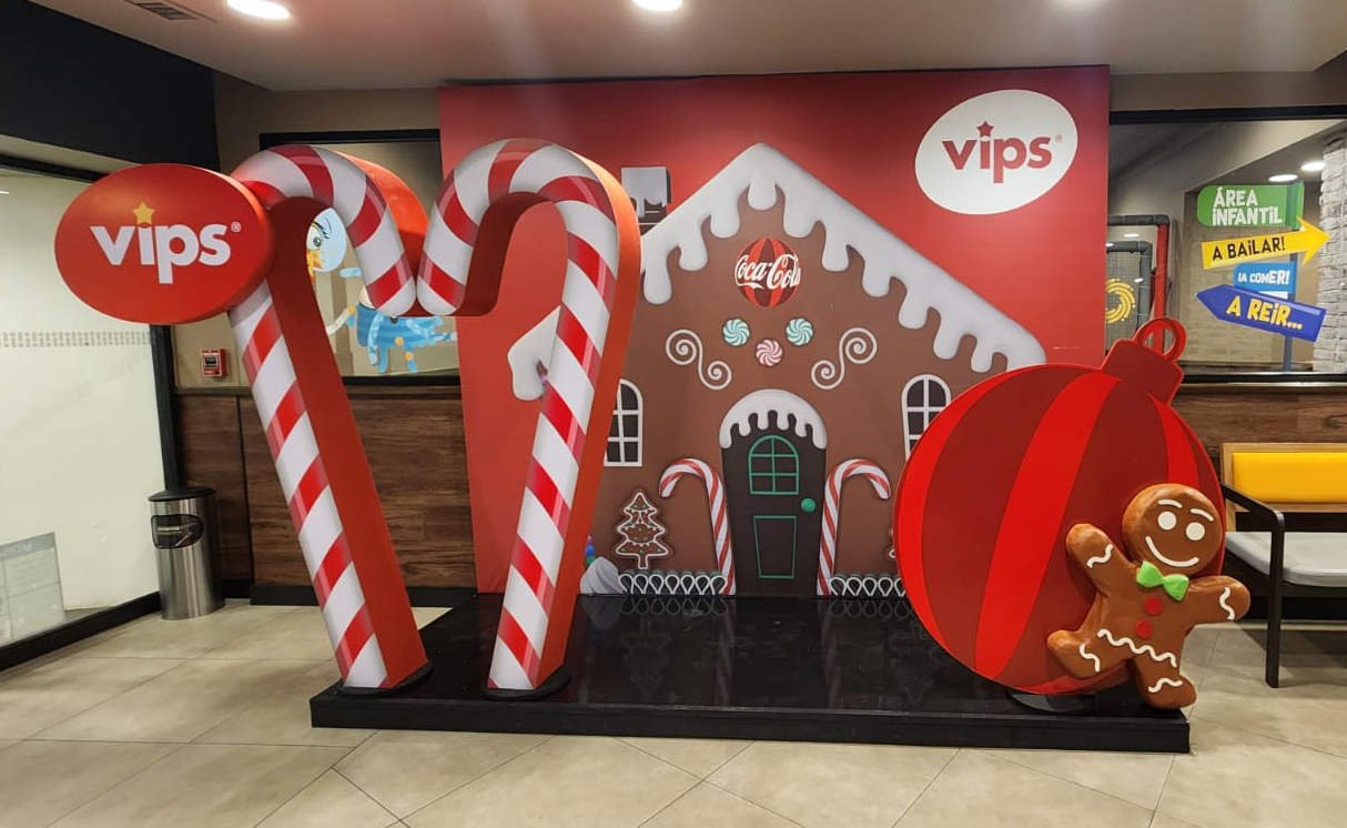 Vips te invita a celebrar y por primera vez recrea una villa navideña ...