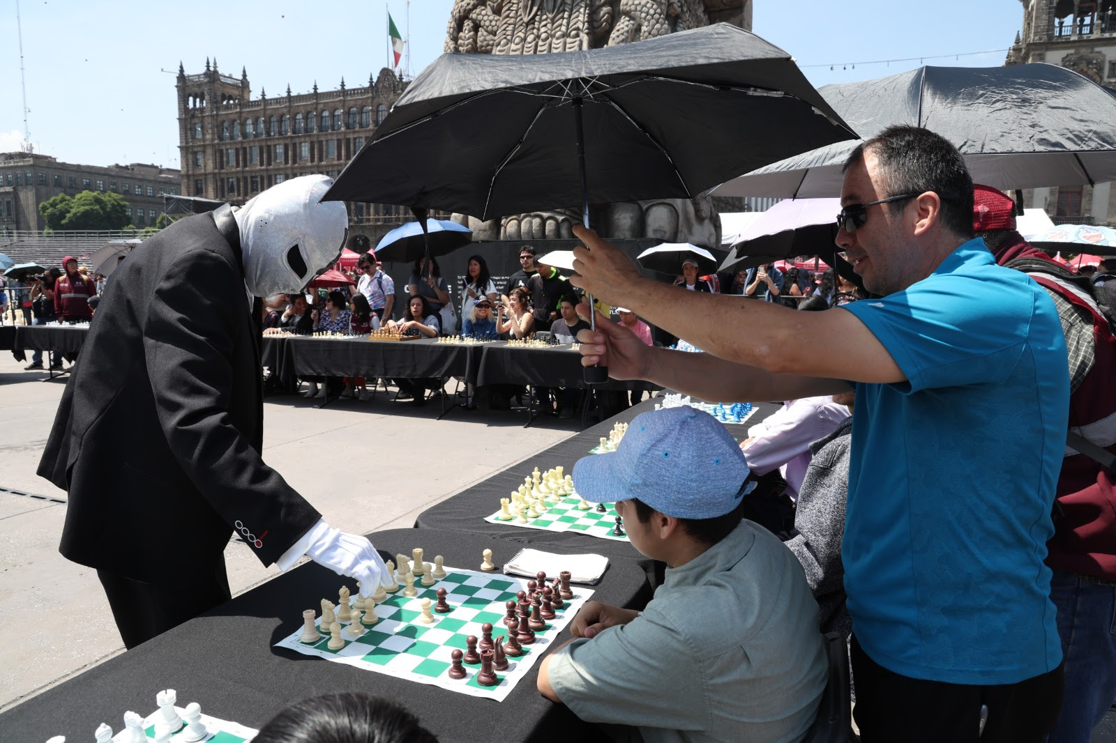 Festival del Ajedrez México Tenochtitlan llenó el Zócalo capitalino ...